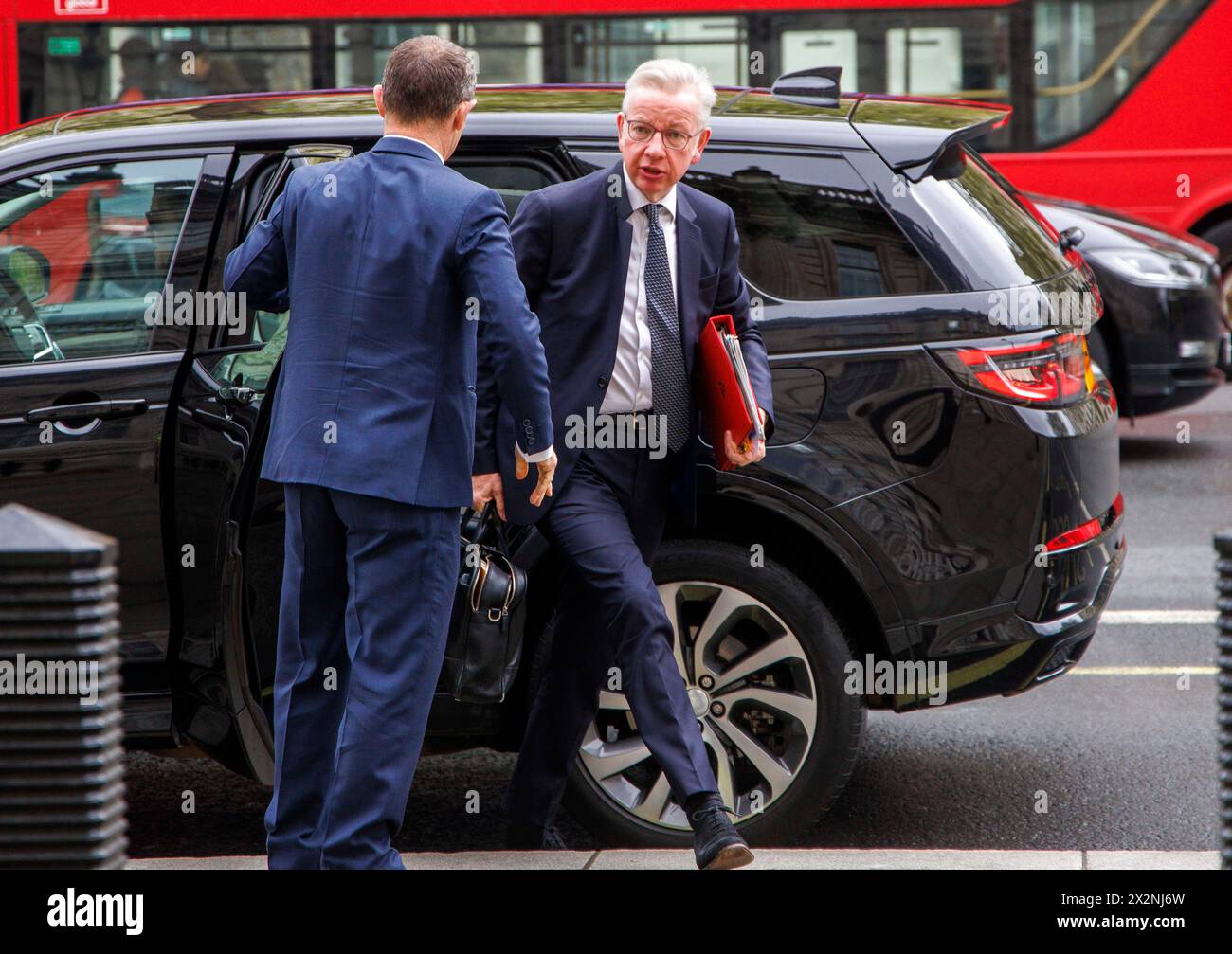 London, UK. 23rd Apr, 2024. Michael Gove, Secretary of State for ...