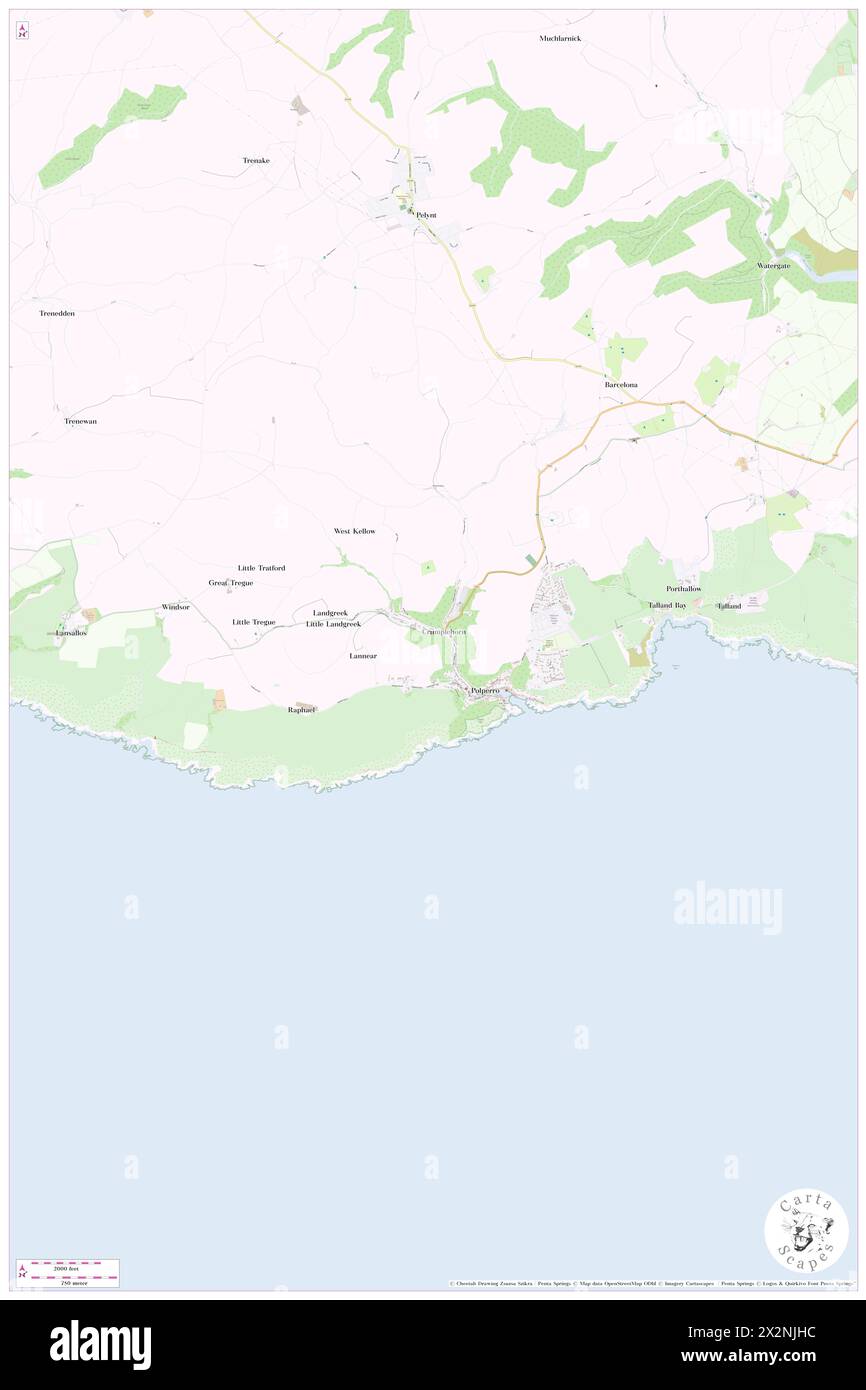 The Coombes, Cornwall, GB, United Kingdom, England, N 50 20' 4'', S 4 ...