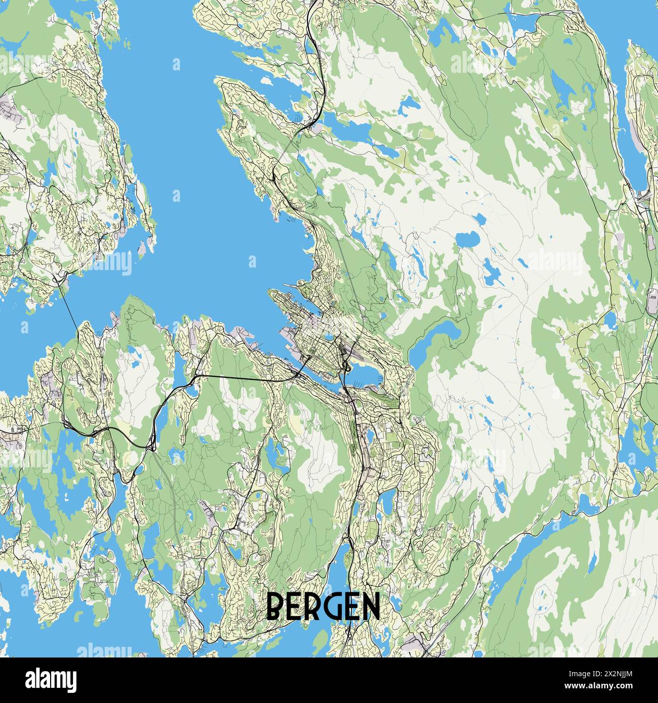 Bergen norway Stock Vector Images - Alamy