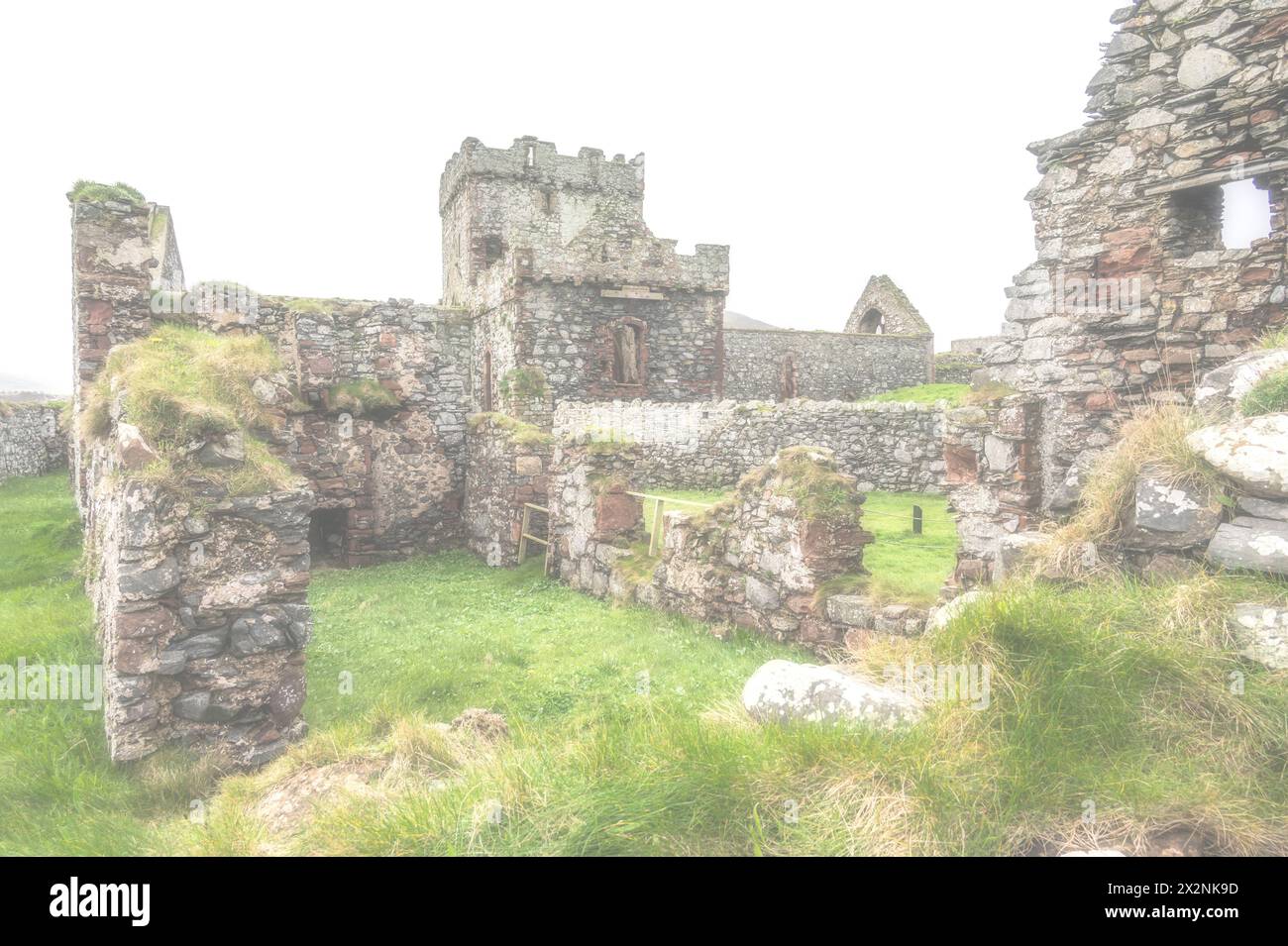 General scenic image is of the 12th century historic Peel Castle and ...