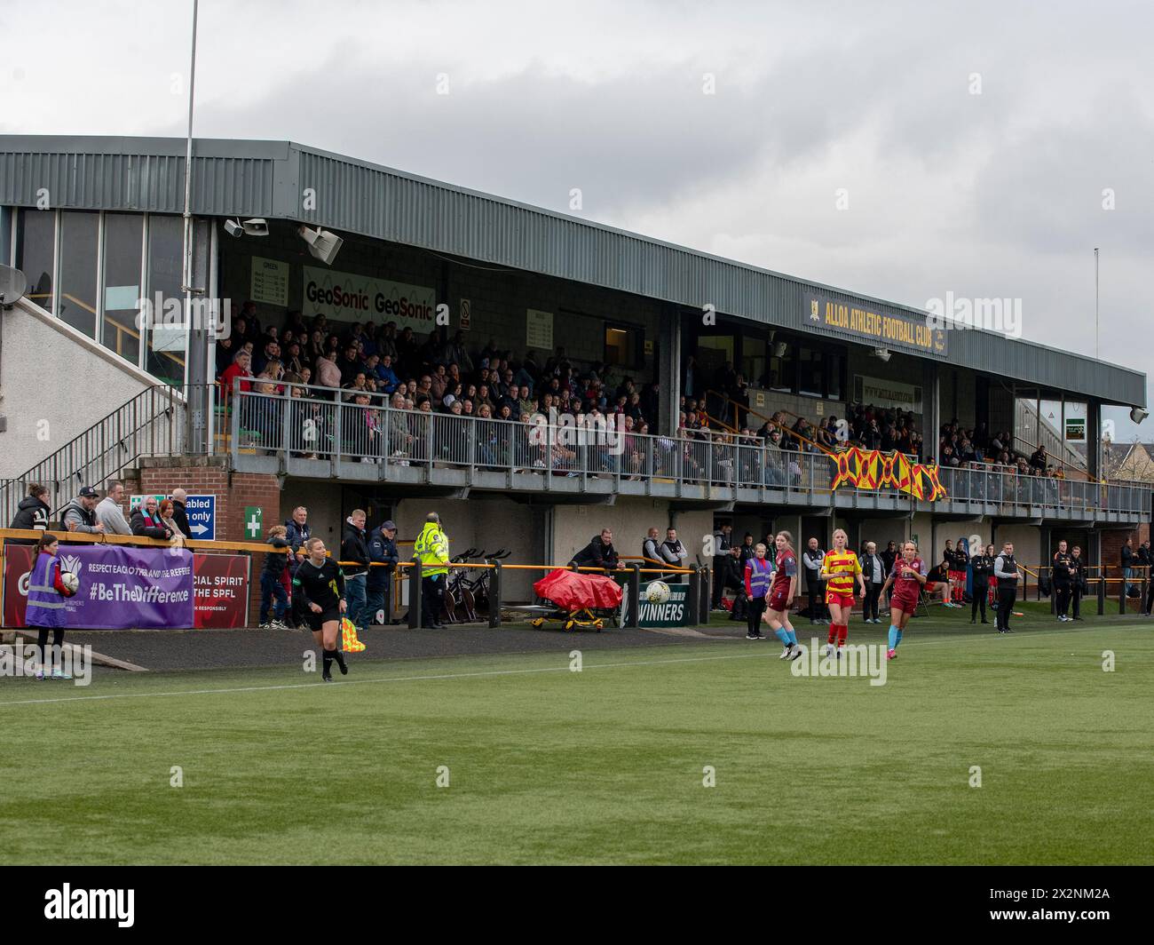 Alloa, Scotland, UK. April 21st 2024: The Championship & League One Cup ...