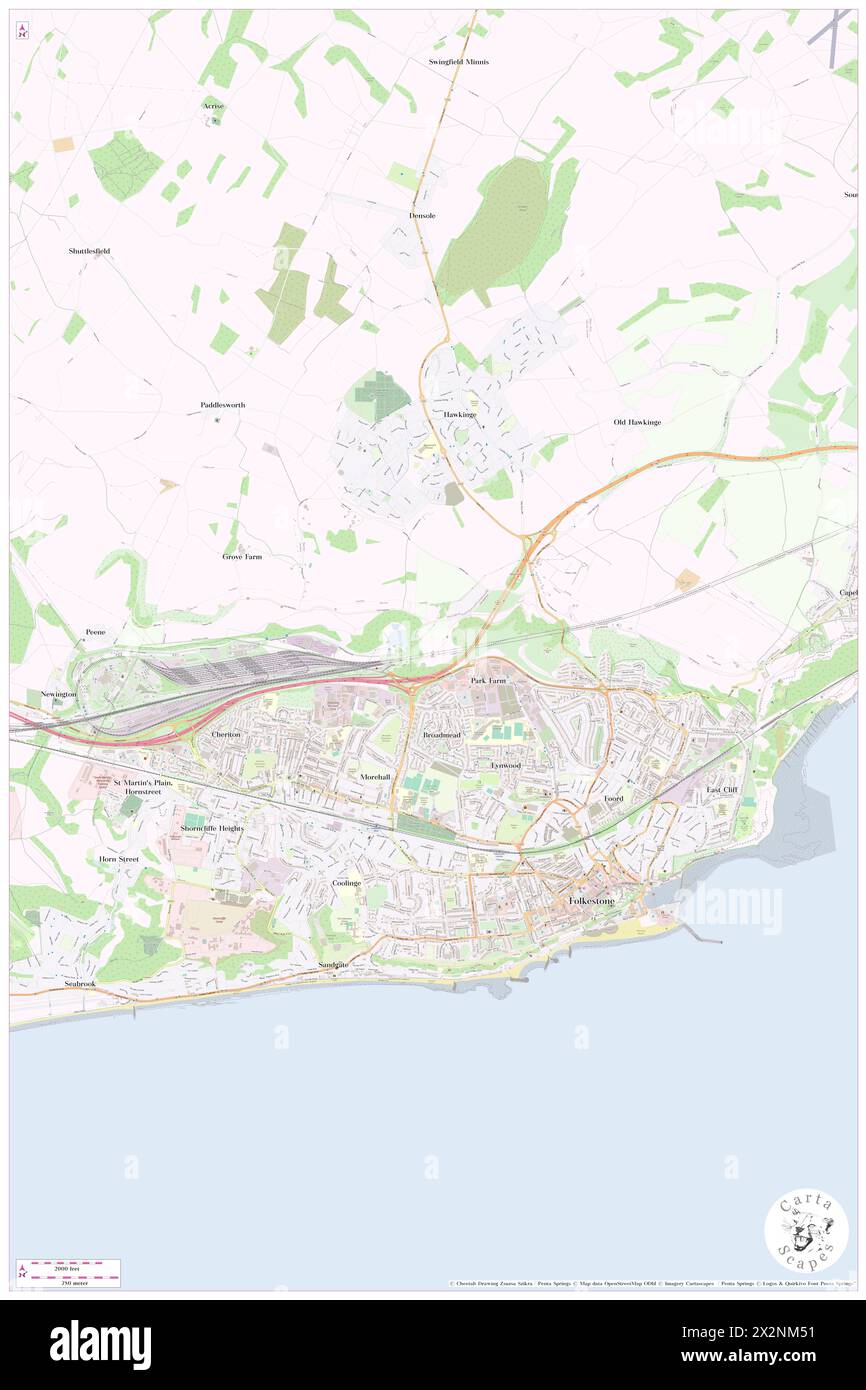 Folkestone Castle, Kent, GB, United Kingdom, England, N 51 5' 52'', N 1 ...