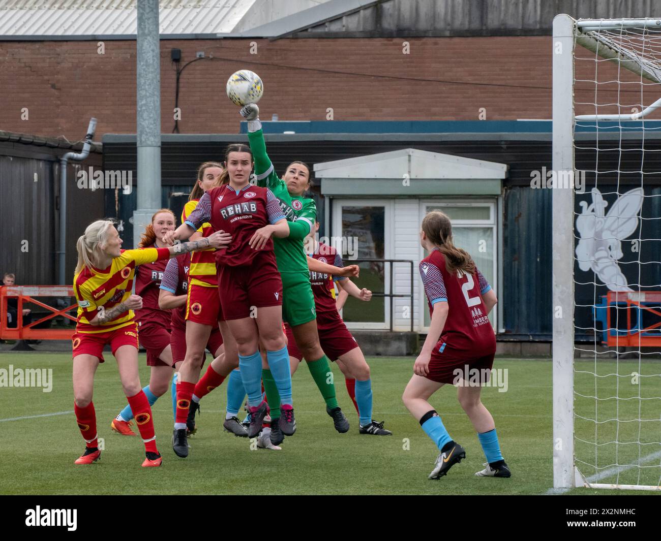 Alloa, Scotland, UK. April 21st 2024: The Championship & League One Cup ...