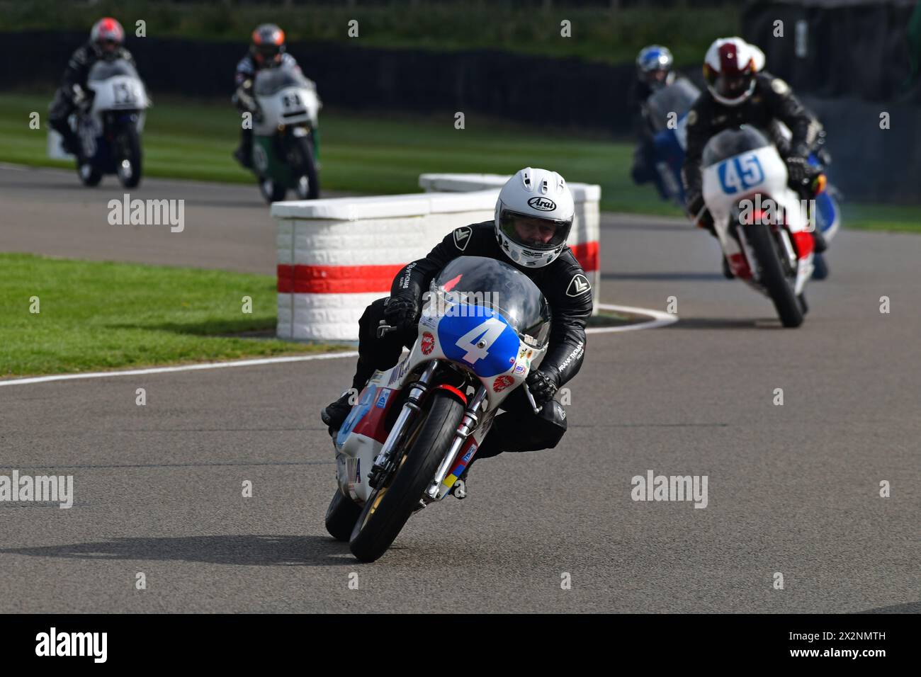 Mike Farrall, Maxton Yamaha TZ350G, Hailwood Trophy featuring the ...