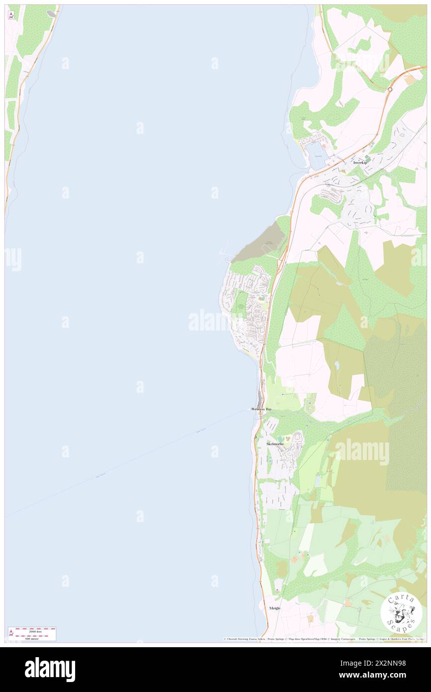 Whiting Bay, GB, United Kingdom, N 55 53' 14'', S 4 53' 58'', map ...