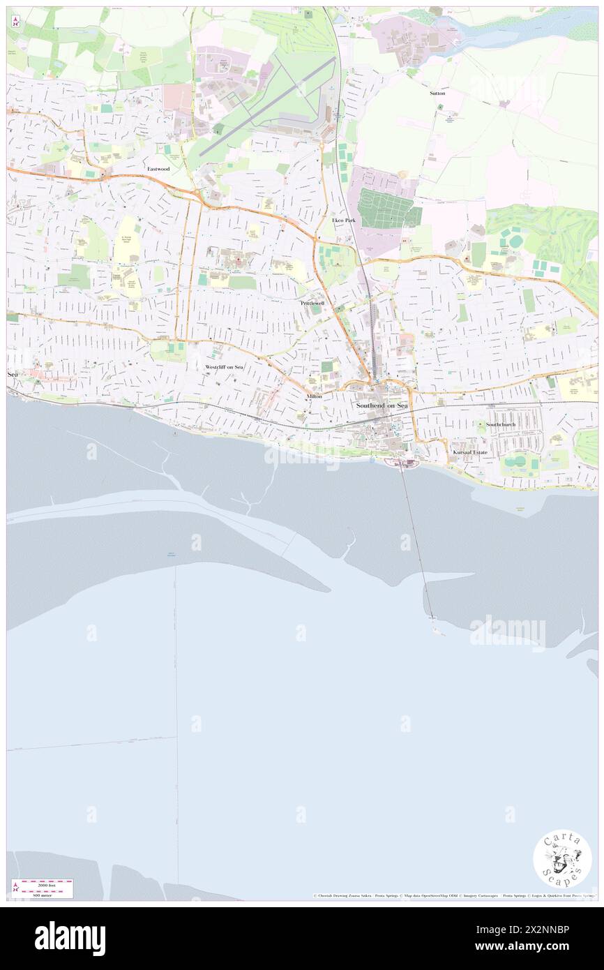 Map of thames estuary hi-res stock photography and images - Alamy