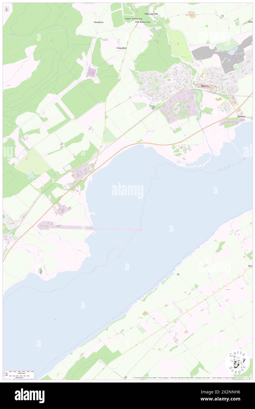 Alness Bay, Highland, GB, United Kingdom, Scotland, N 57 40' 23'', S 4 ...