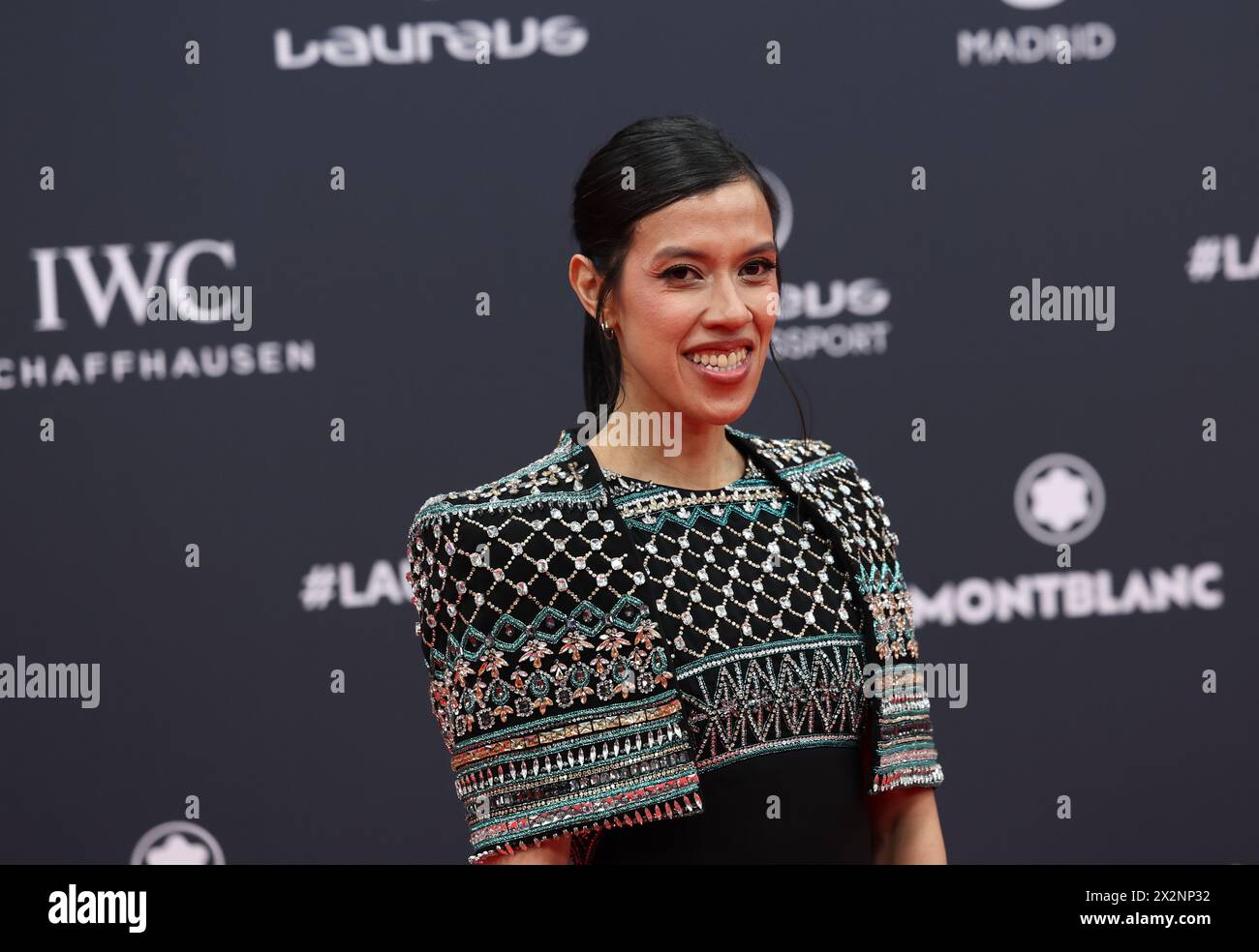Madrid, Spain. 22 April, 2024. Nicol David attending the red carpet at ...