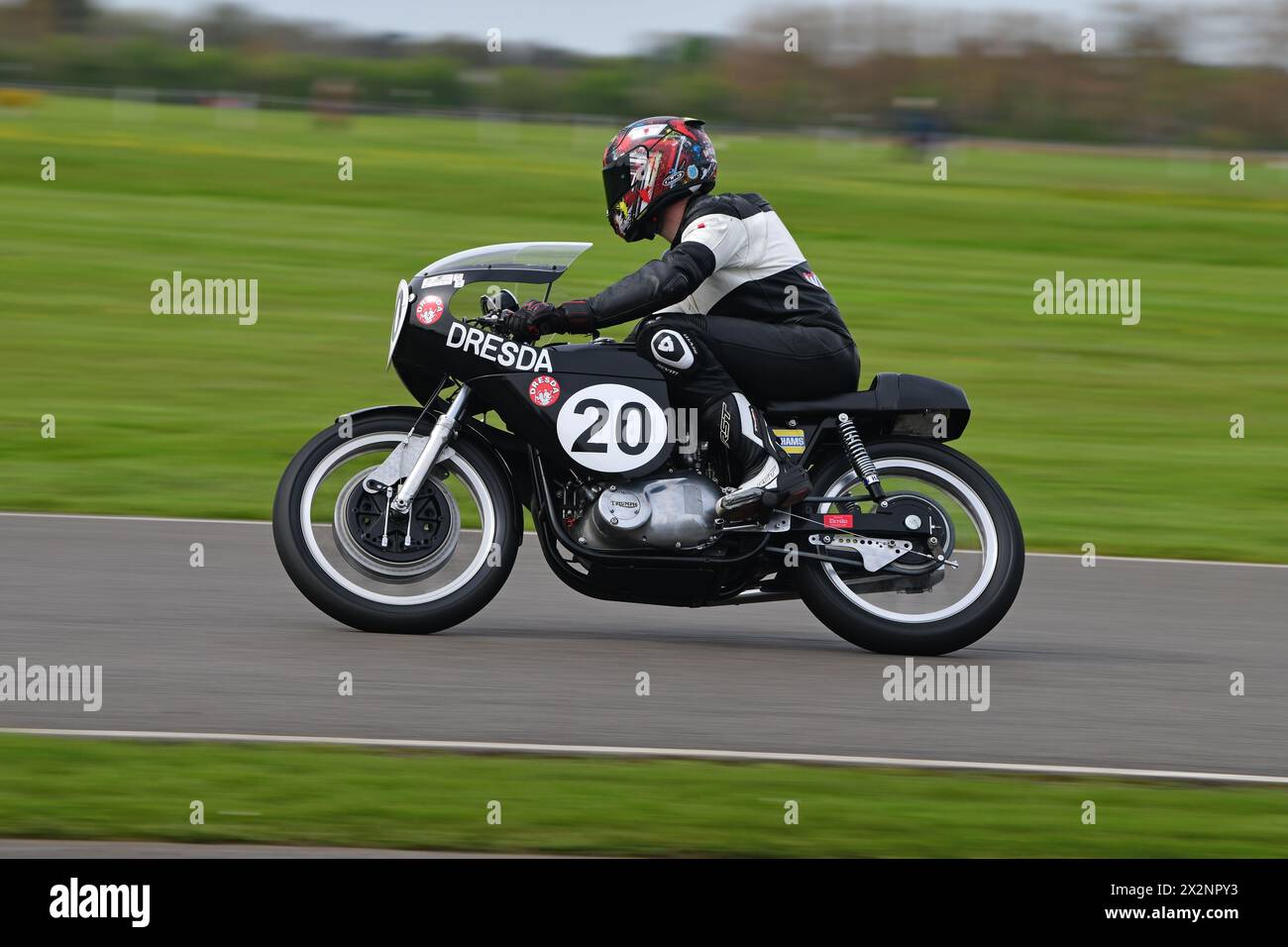 Alex Williams, Triumph Dresda, Hailwood Trophy featuring the Sheene Trophy, two 7 lap races over ...