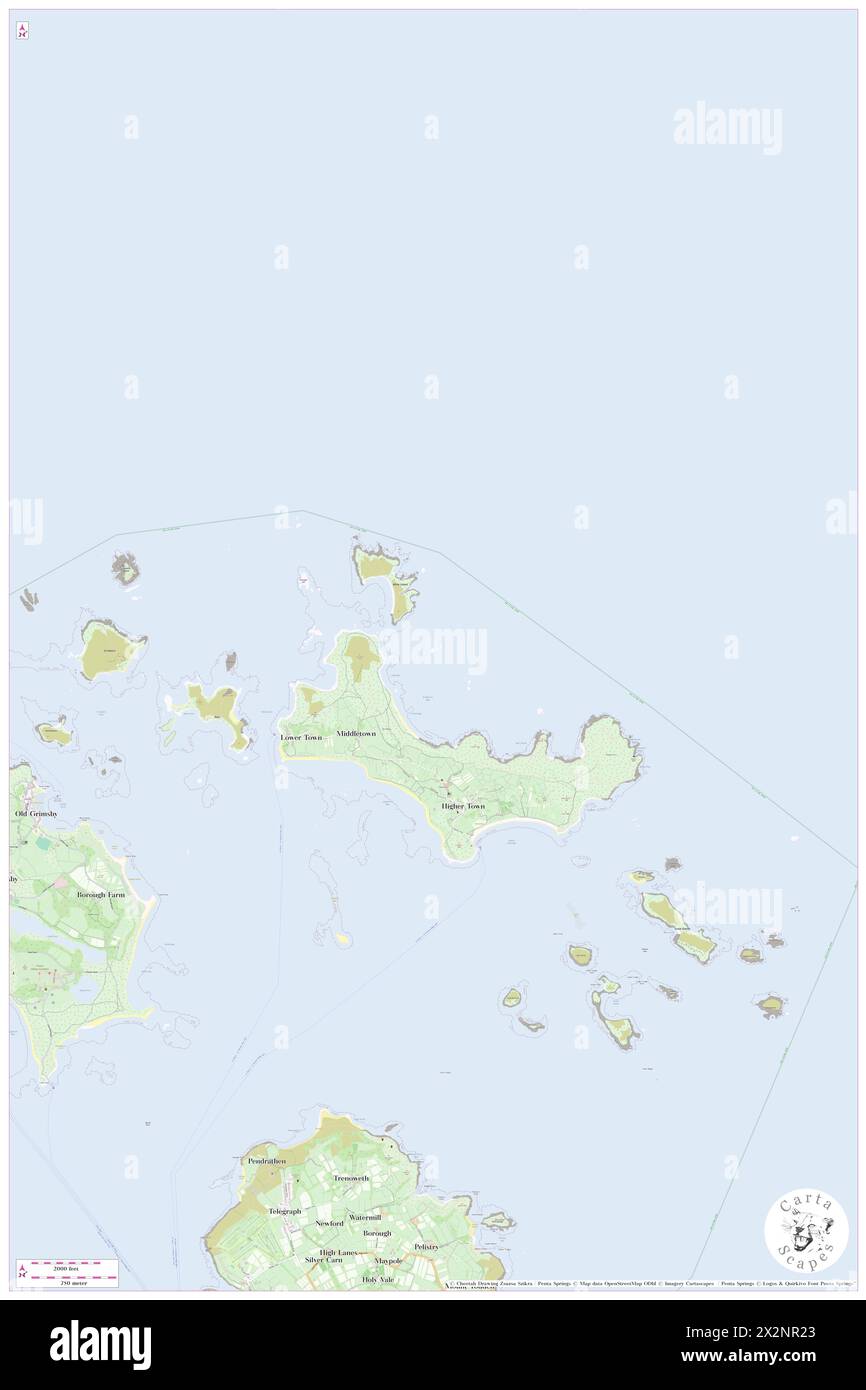 Great Merrick Ledge, Isles of Scilly, GB, United Kingdom, England, N 49 ...