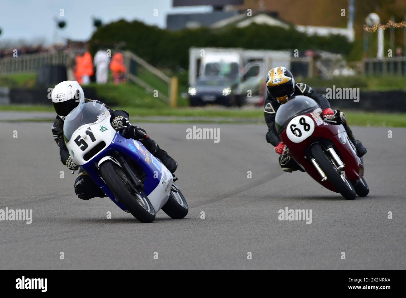 Graham Higlett, Rob North Triumph, Michael Russell, Norton Manx ...