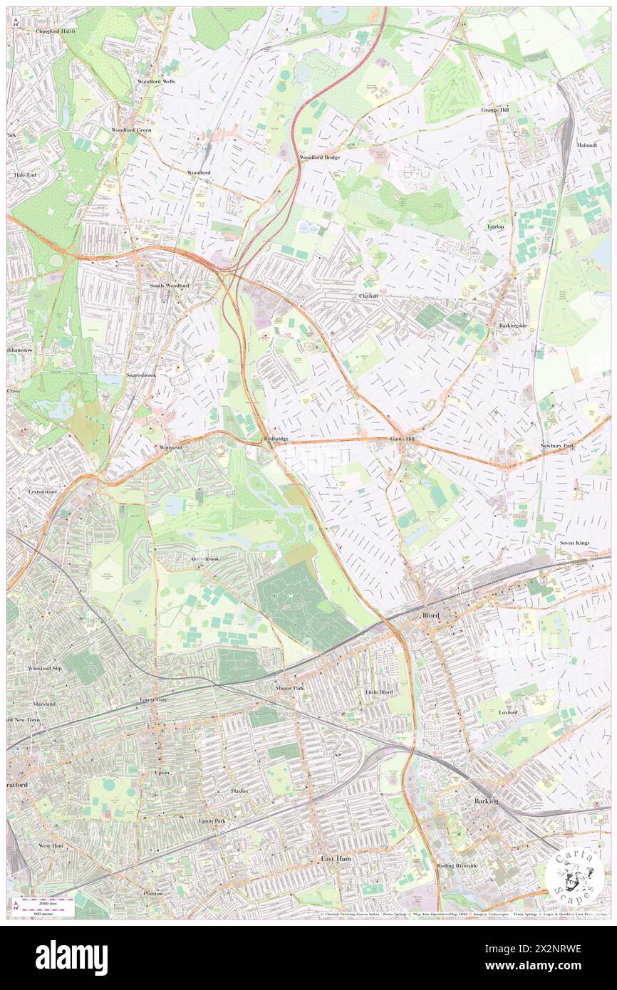 Map of redbridge hi-res stock photography and images - Alamy