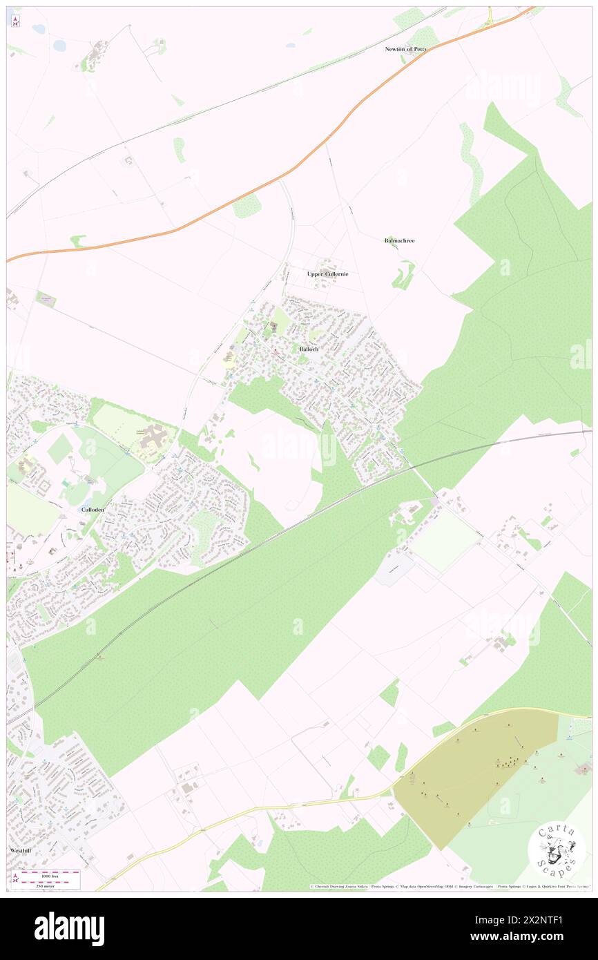 Balloch, Highland, GB, United Kingdom, Scotland, N 57 29' 30'', S 4 7 ...