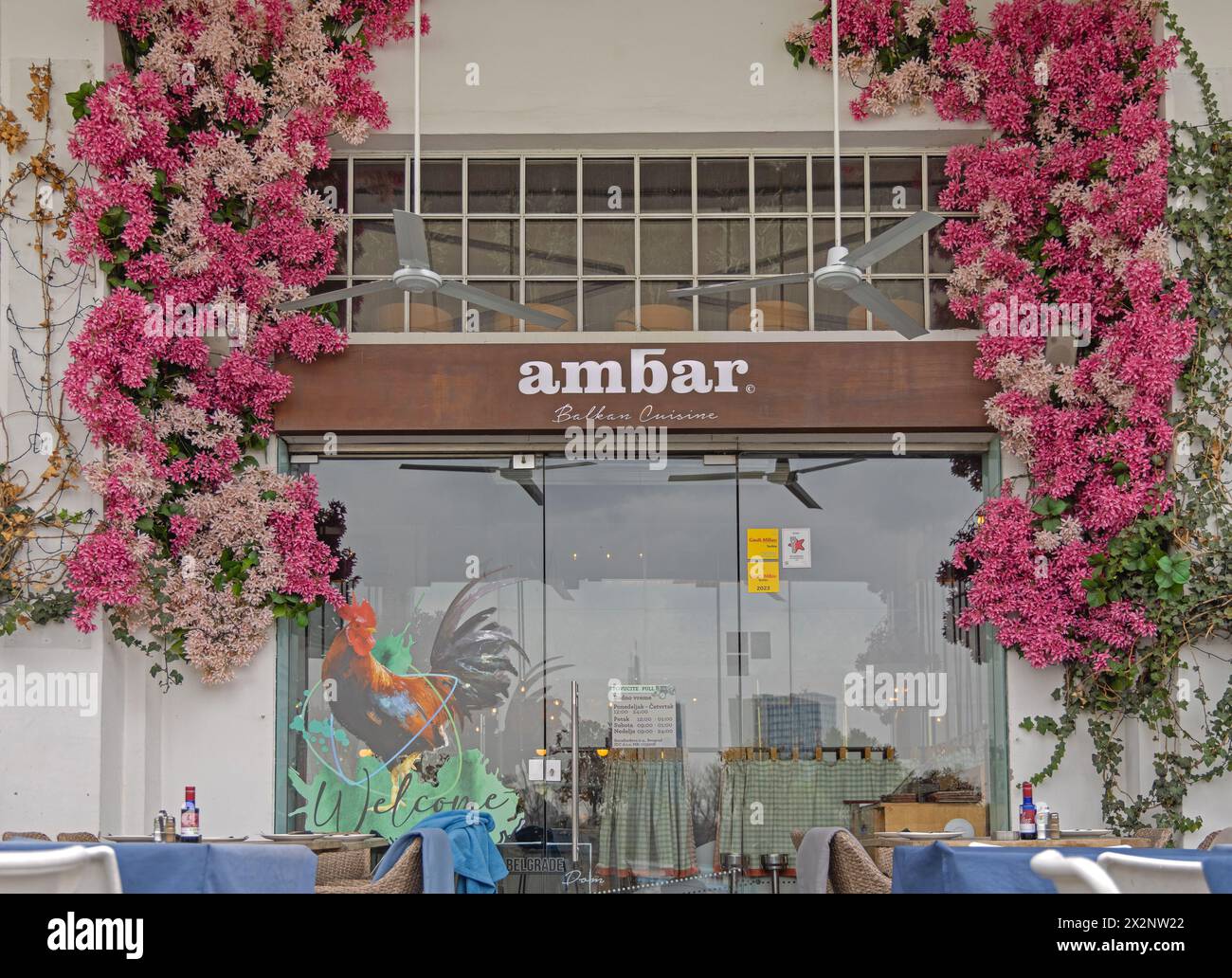 Belgrade, Serbia - March 11, 2024: Ambar Balkans Cuisine Local ...