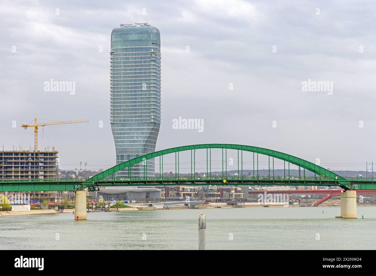 Belgrade, Serbia - March 11, 2024: New Skyscraper Glass Building Kula ...