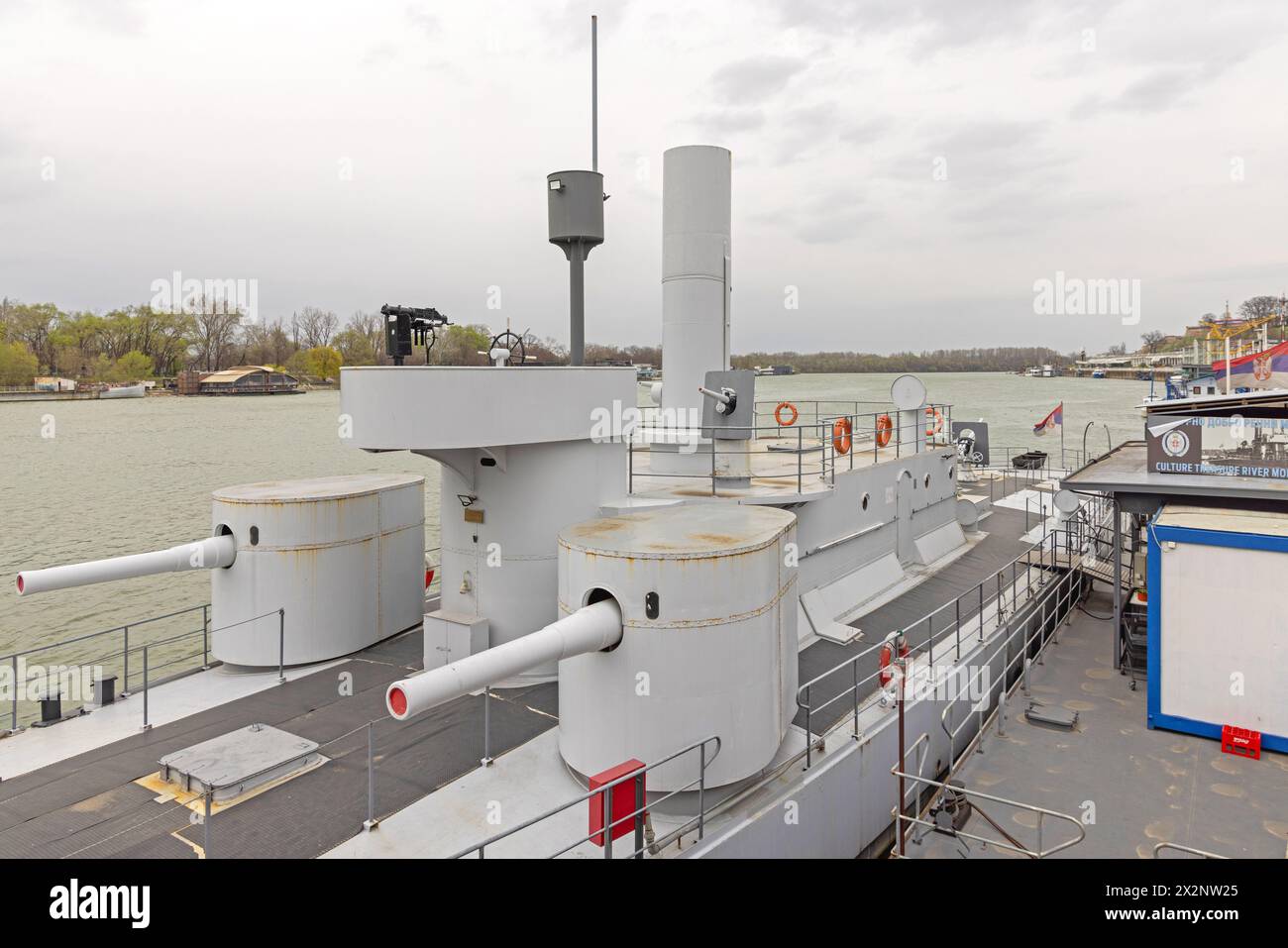 Belgrade, Serbia - March 11, 2024: Culture Treasure Ship Monitor ...