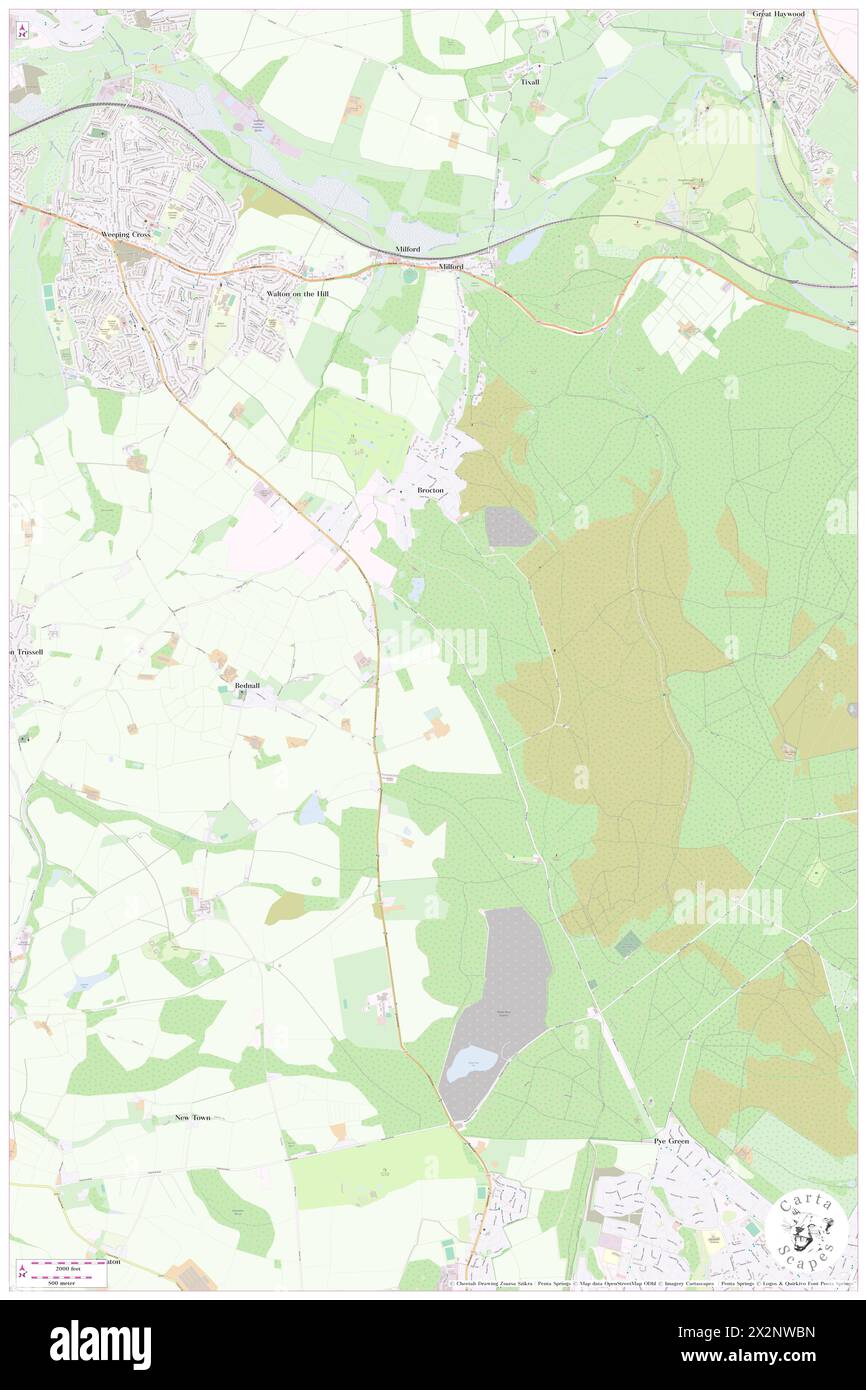 Map of brocton hi-res stock photography and images - Alamy