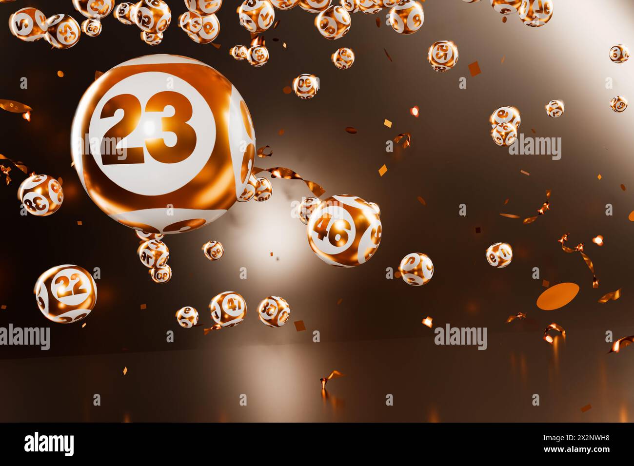 3d golden confetti flying hi-res stock photography and images - Alamy