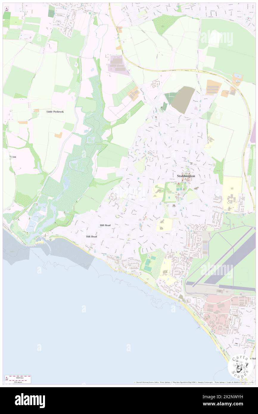 Map of stubbington hi-res stock photography and images - Alamy