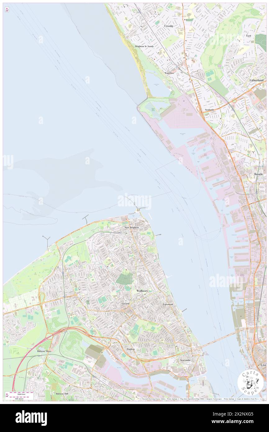 New Brighton Lighthouse, Metropolitan Borough of Wirral, GB, United ...