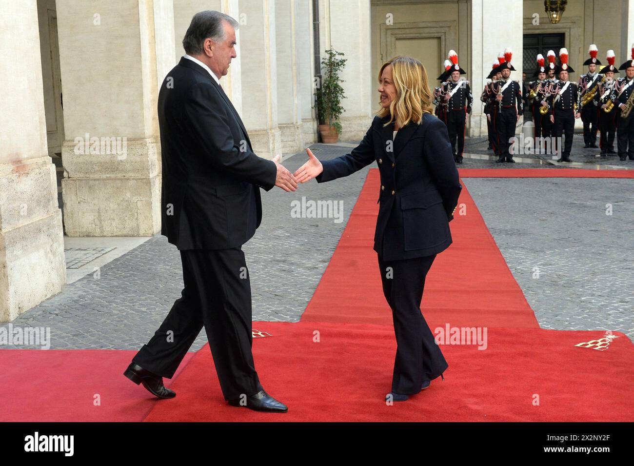 Italy, Rome, April 23, 2024 : Chigi Palace, Prime Minister Giorgia ...