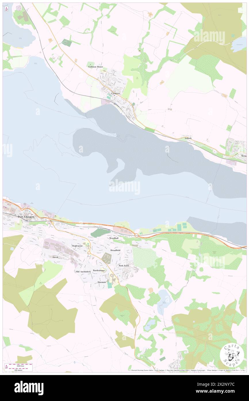 Cardross Lighthouse (historical), Argyll and Bute, GB, United Kingdom ...
