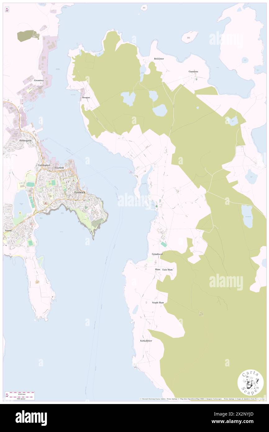 Site of Brough, Shetland Islands, GB, United Kingdom, Scotland, N 60 9 ...