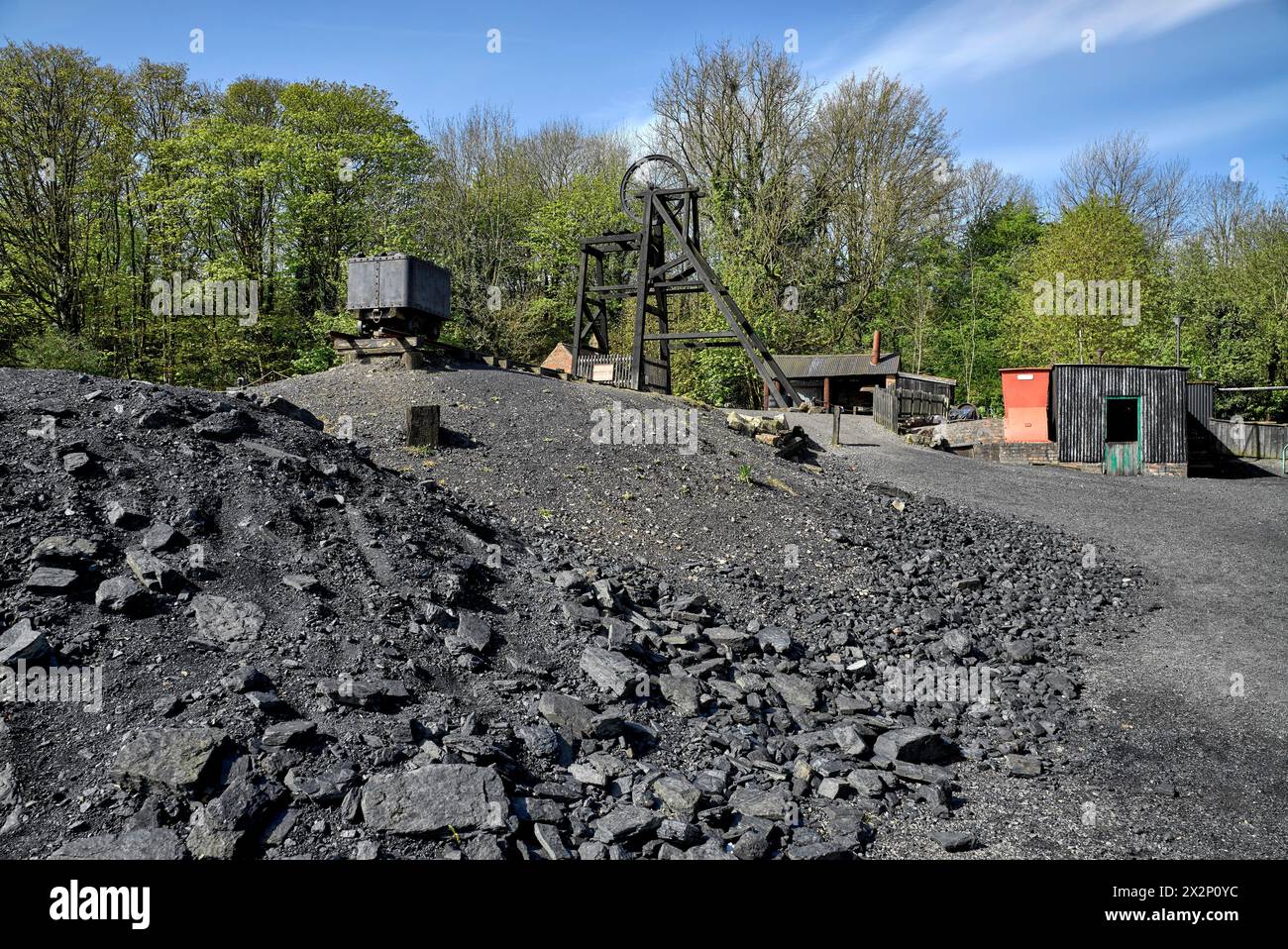 Black Country Living Museum. Coal mining industry. Coal yard. Dudley ...
