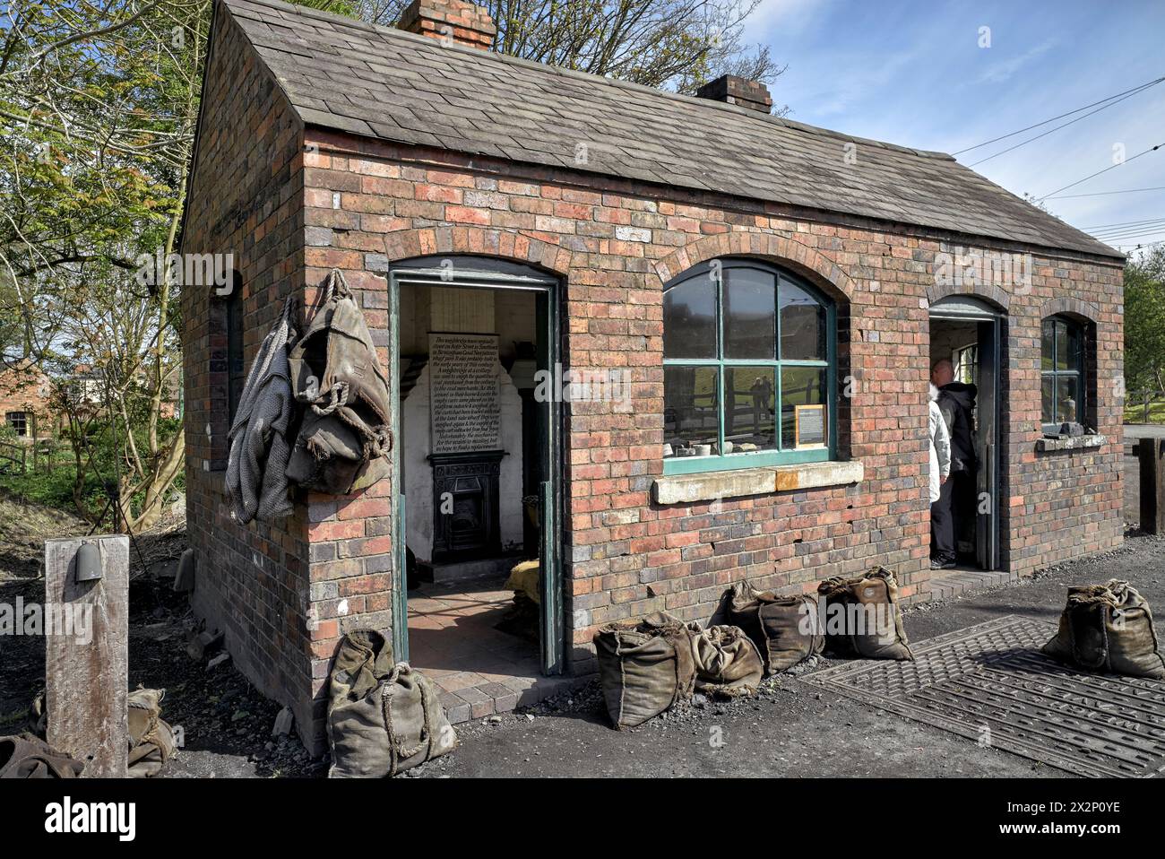Coal mining industry office building at the Black Country Museum Dudley ...