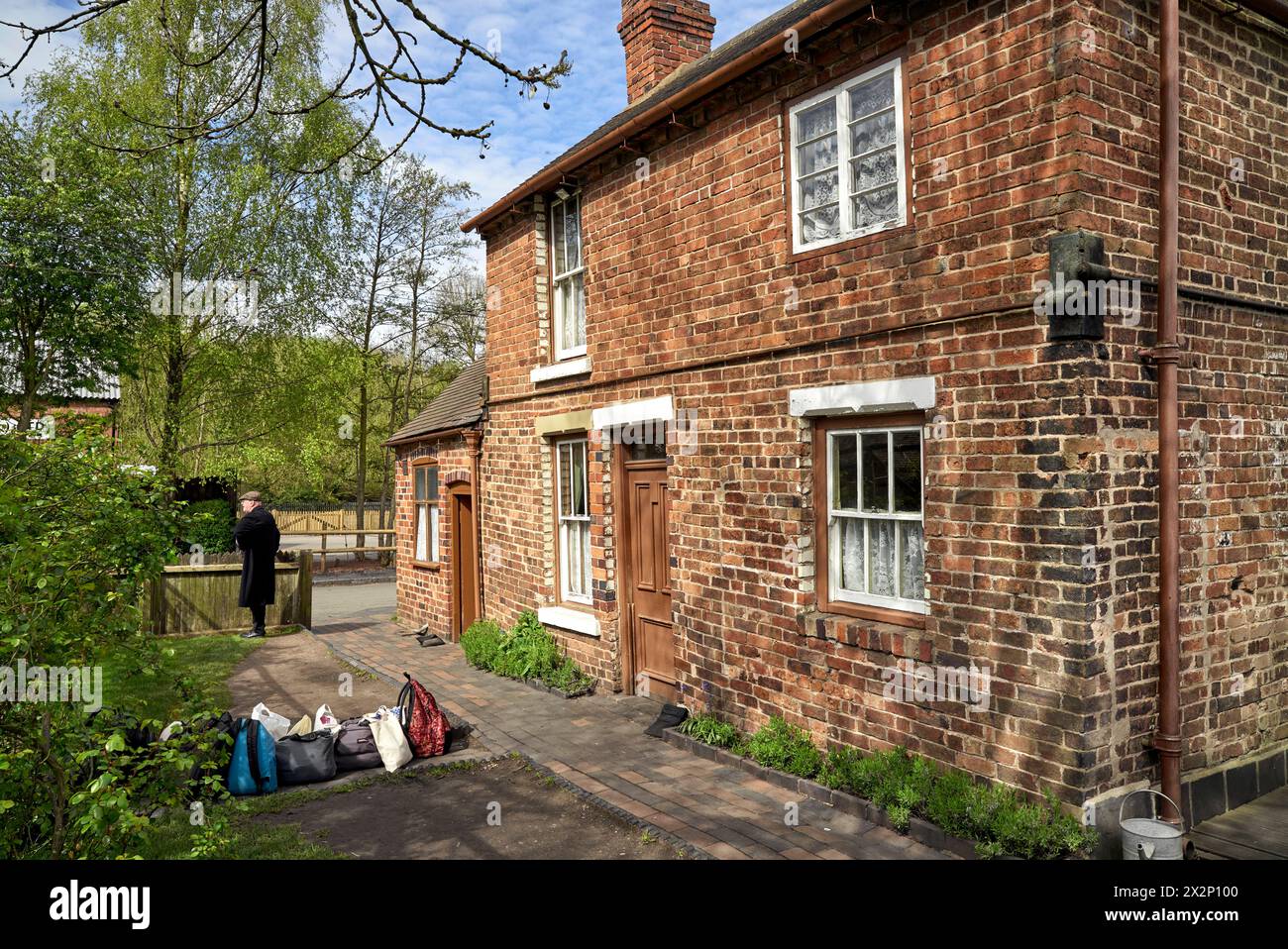 Black Country Museum Dudley. Brick built detached house dating back to ...