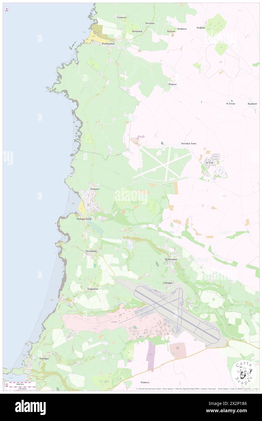 Merlin Golf Course, Cornwall, GB, United Kingdom, England, N 50 28' 13 ...