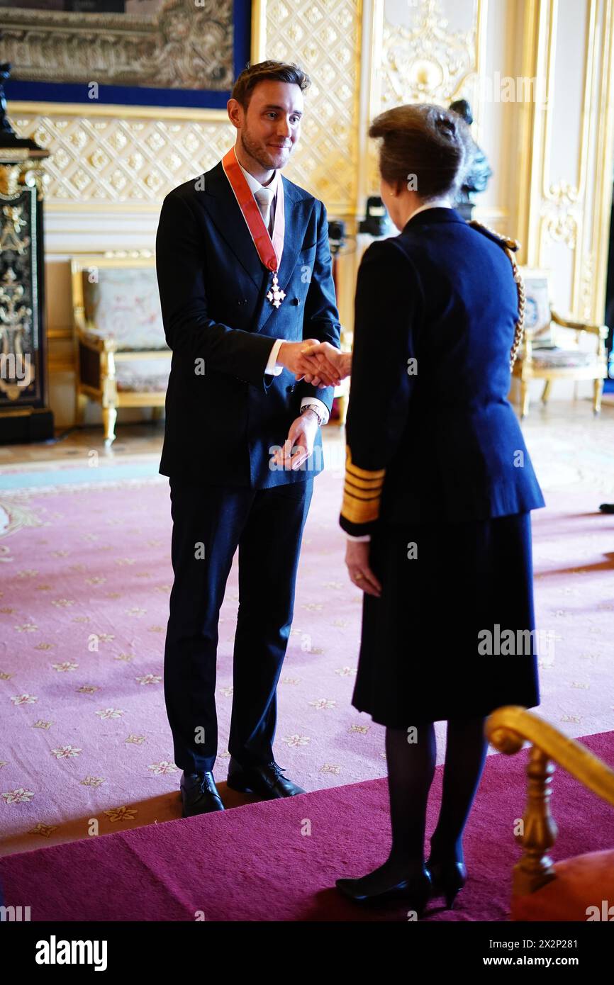 Stuart Broad, from London, Cricketer, is made a Commander of the Order ...