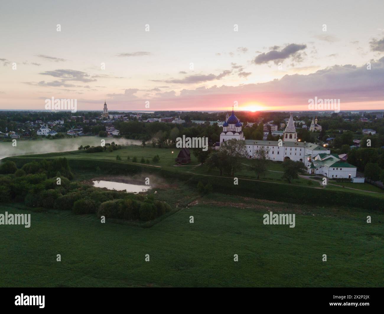 Aerial view Suzdal Stock Photo - Alamy
