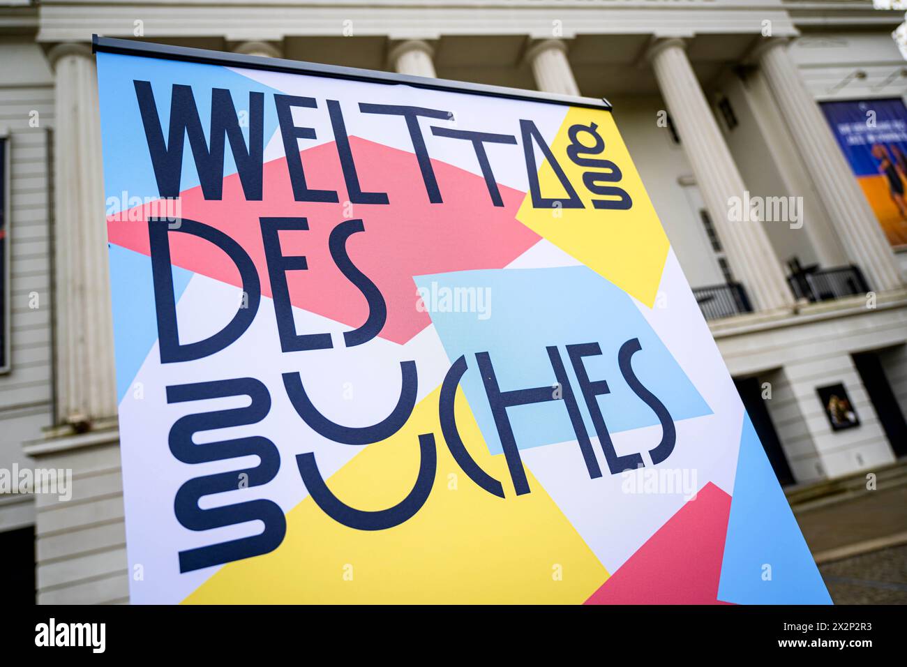 Bremen, International. 23rd Apr, 2024. "World Book Day" is written on a ...
