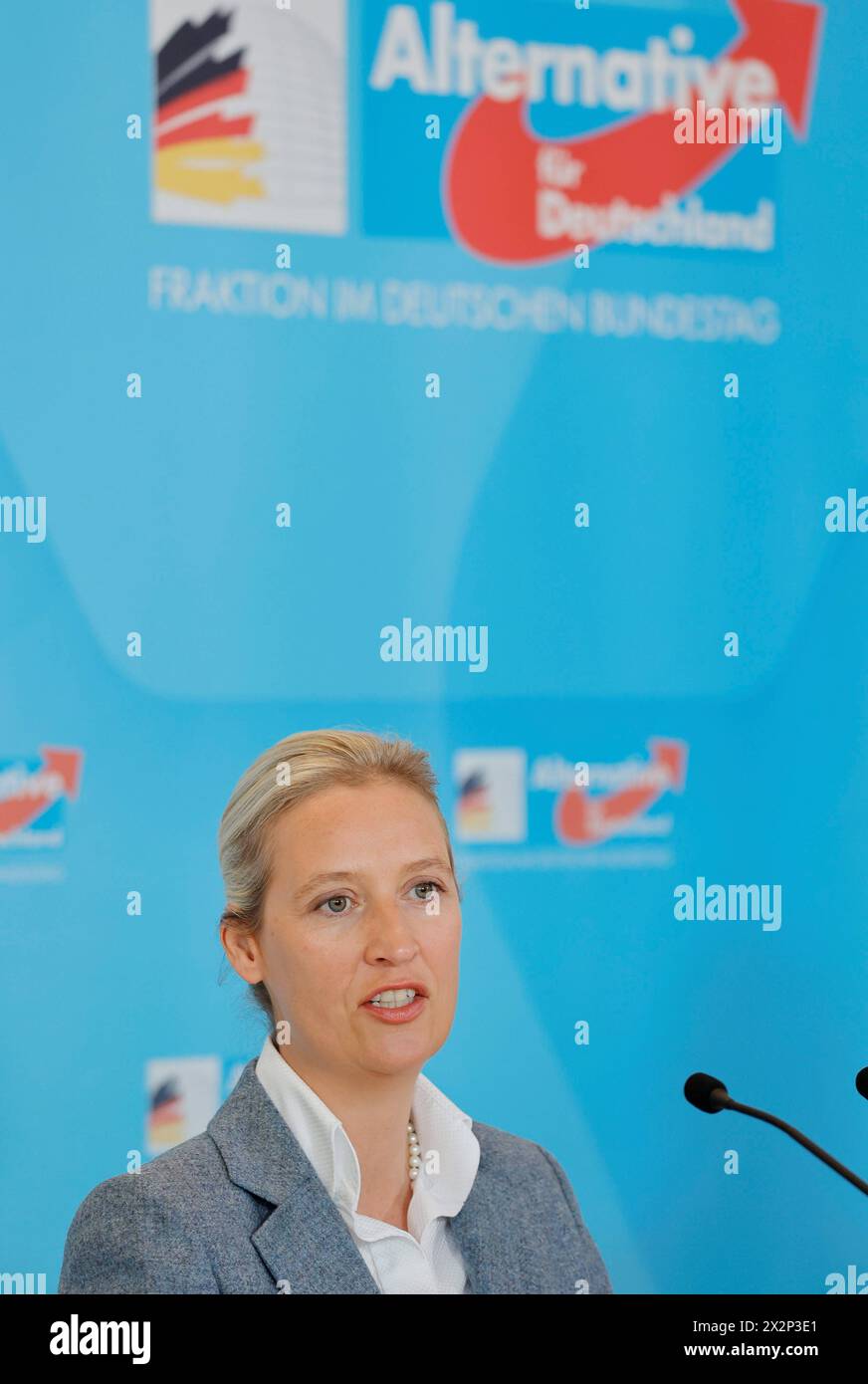 Dr. Alice Weidel, Fraktionsvorsitzende der AfD-Bundestagsfraktion ...