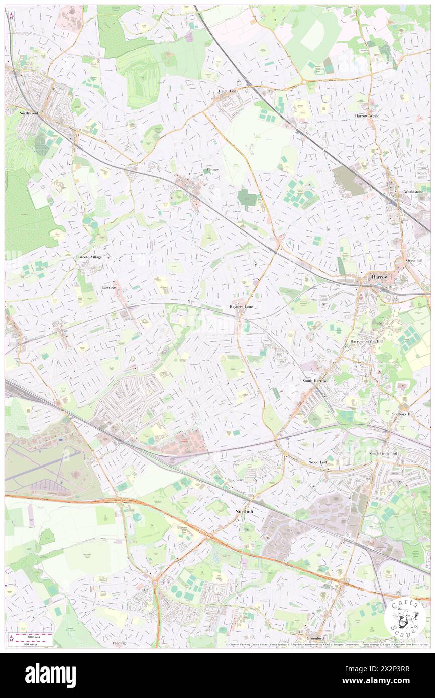 Rayners Lane, Greater London, GB, United Kingdom, England, N 51 34' 25 ...