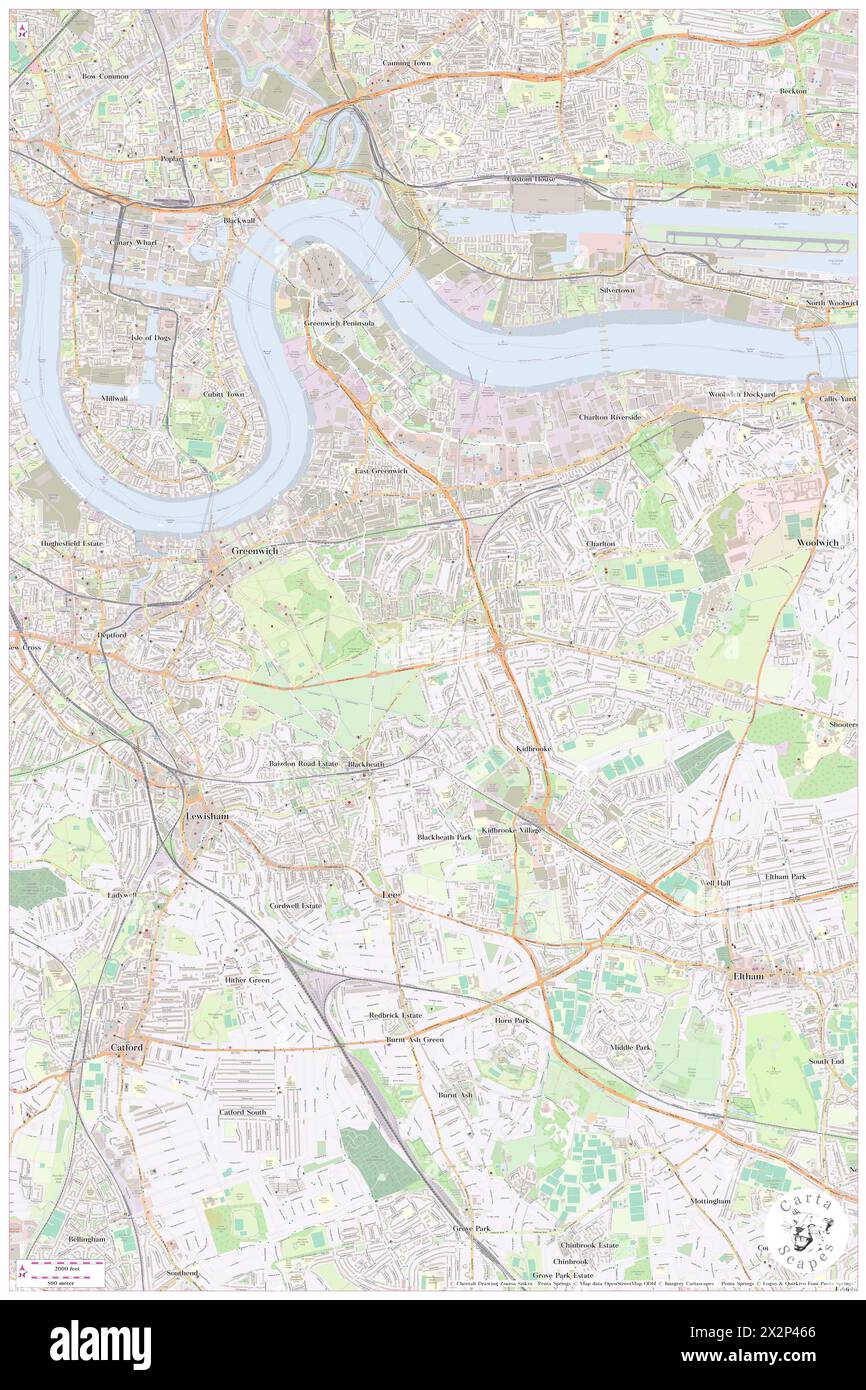 Blackheath london map hi-res stock photography and images - Alamy