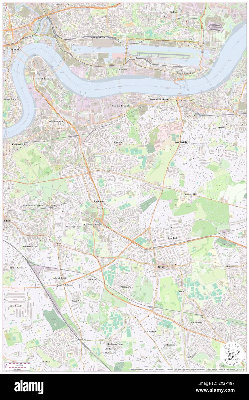 Kidbrooke map hi-res stock photography and images - Alamy