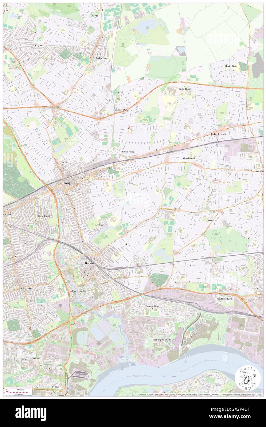 Mayfield, Greater London, GB, United Kingdom, England, N 51 33' 15'', N ...