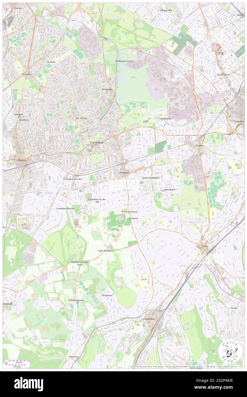 Wallington South, Greater London, GB, United Kingdom, England, N 51 21 ...