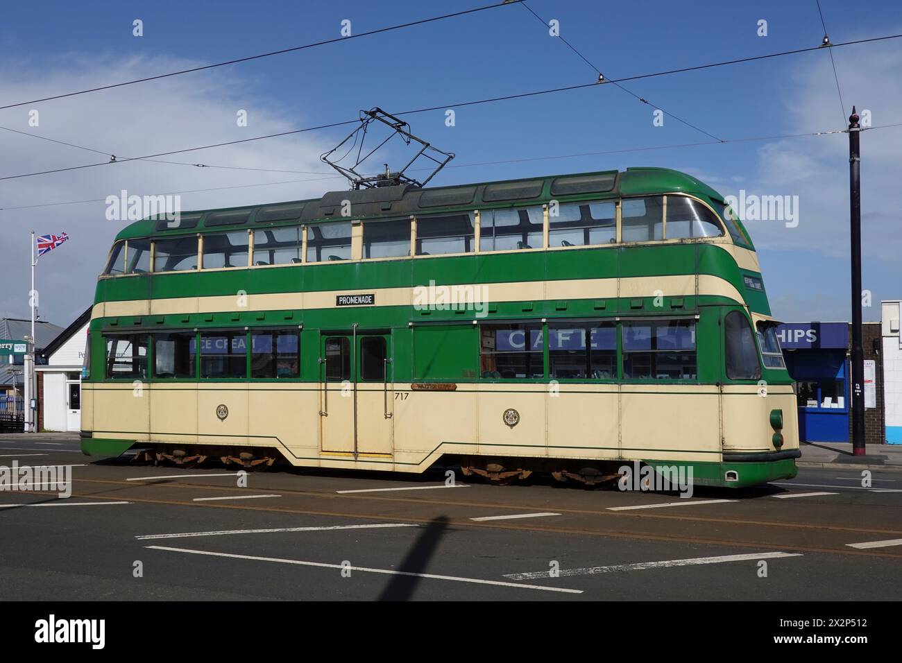 Blackpool Corporation Tramways 'Balloon' Car 717 Walter Luff -1 Stock ...