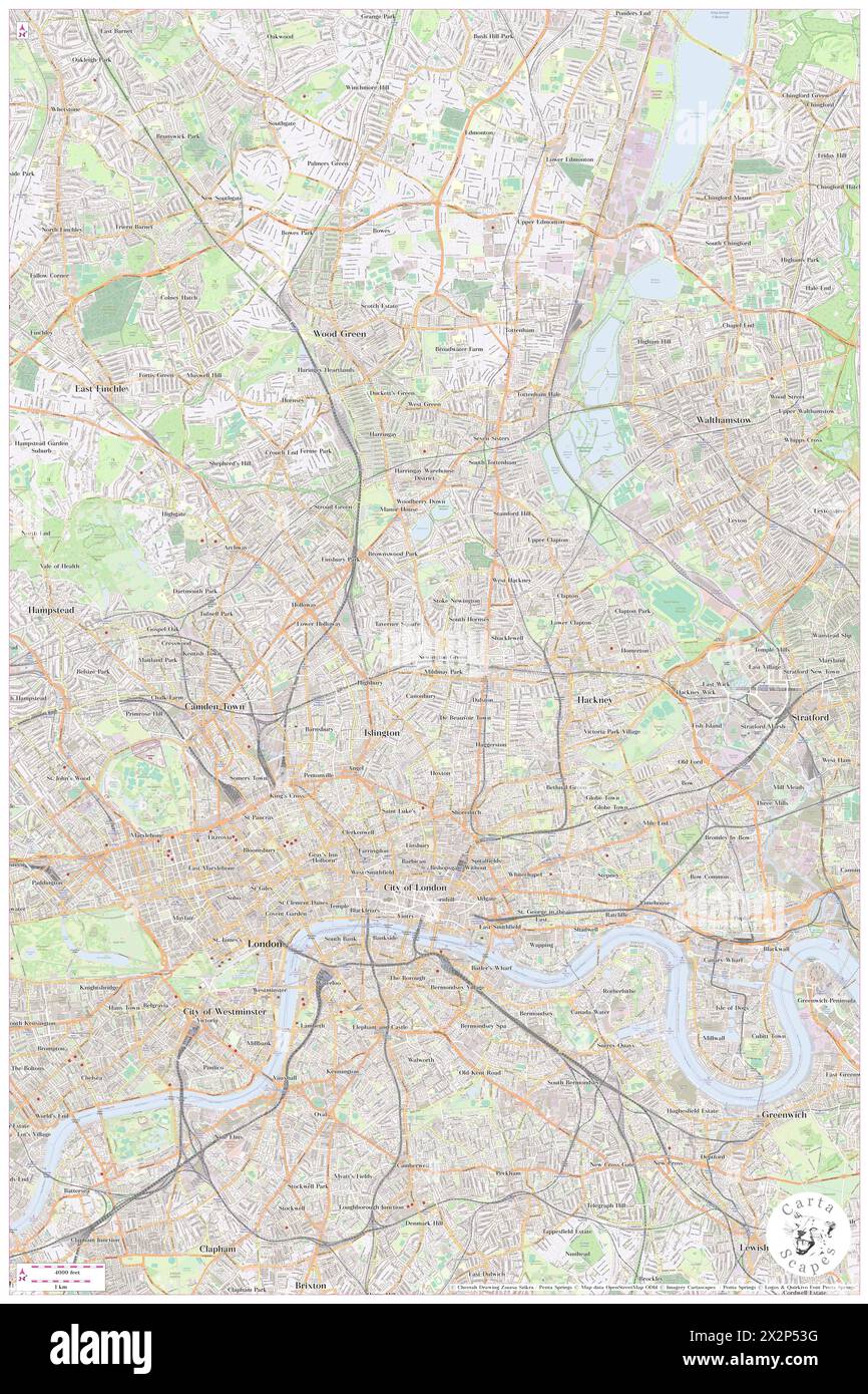 Mildmay, Greater London, GB, United Kingdom, England, N 51 32' 58'', S ...