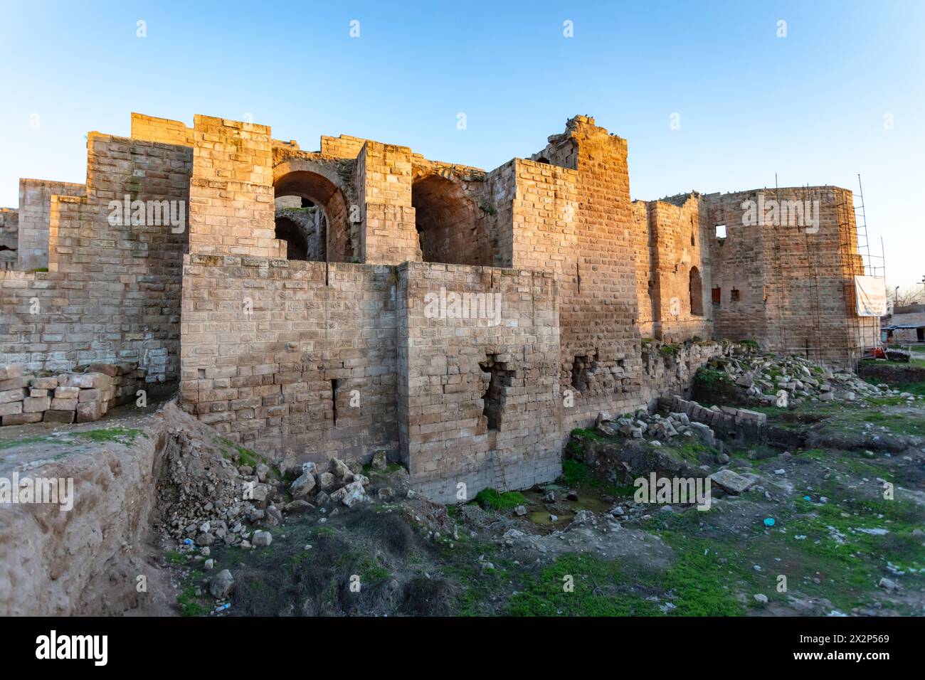 Harran Castle in the upper Mesopotamian city of Harran, Sanliurfa ...