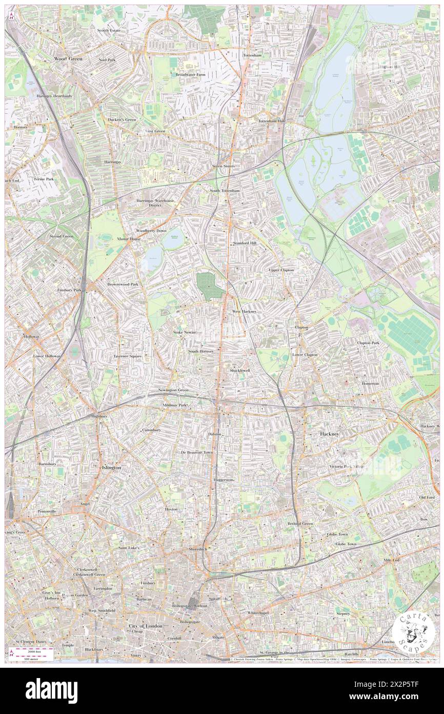 Map of stoke newington hi-res stock photography and images - Alamy