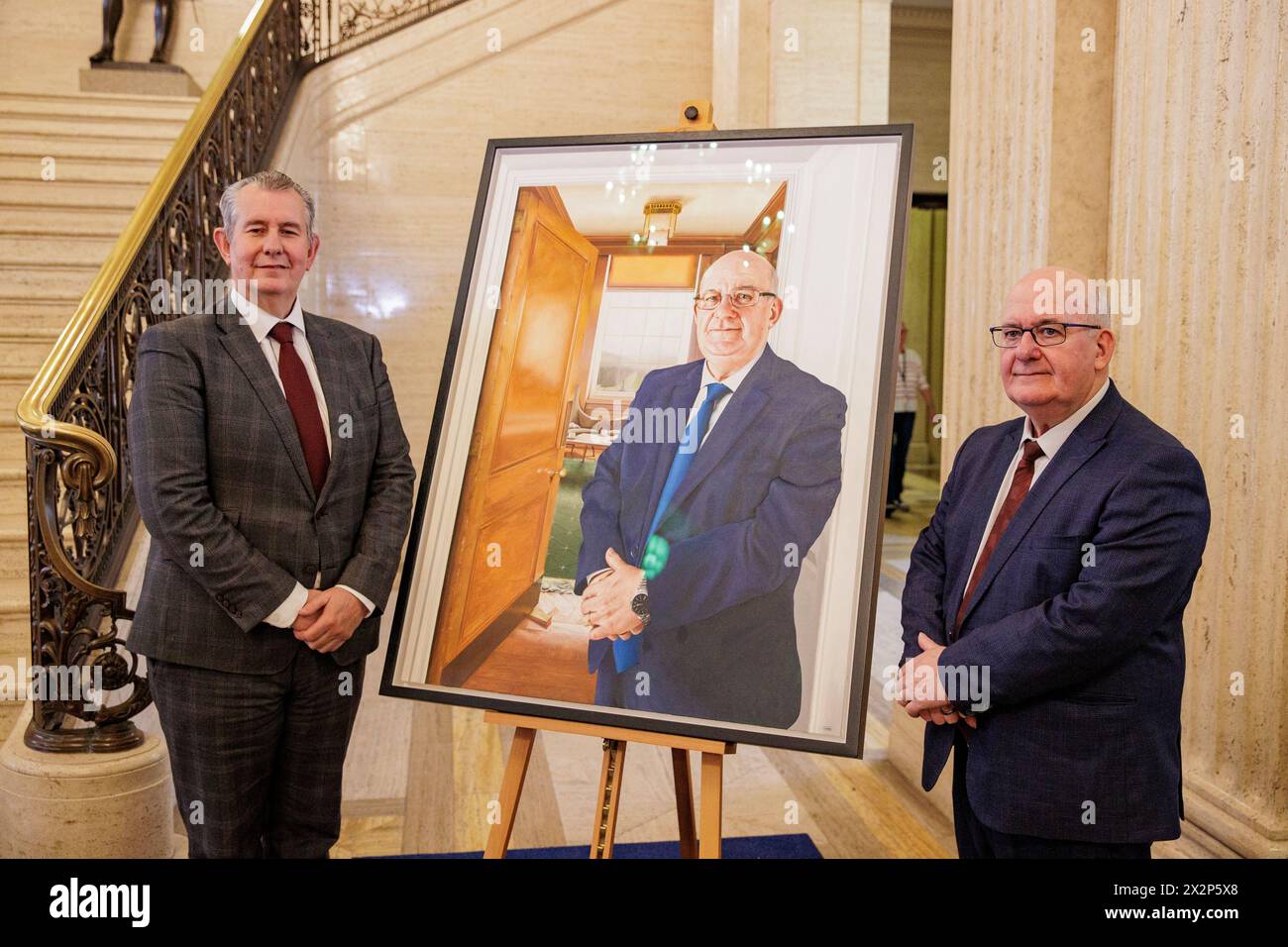Former Stormont Assembly speaker Lord William Hay (right) and Stormont ...