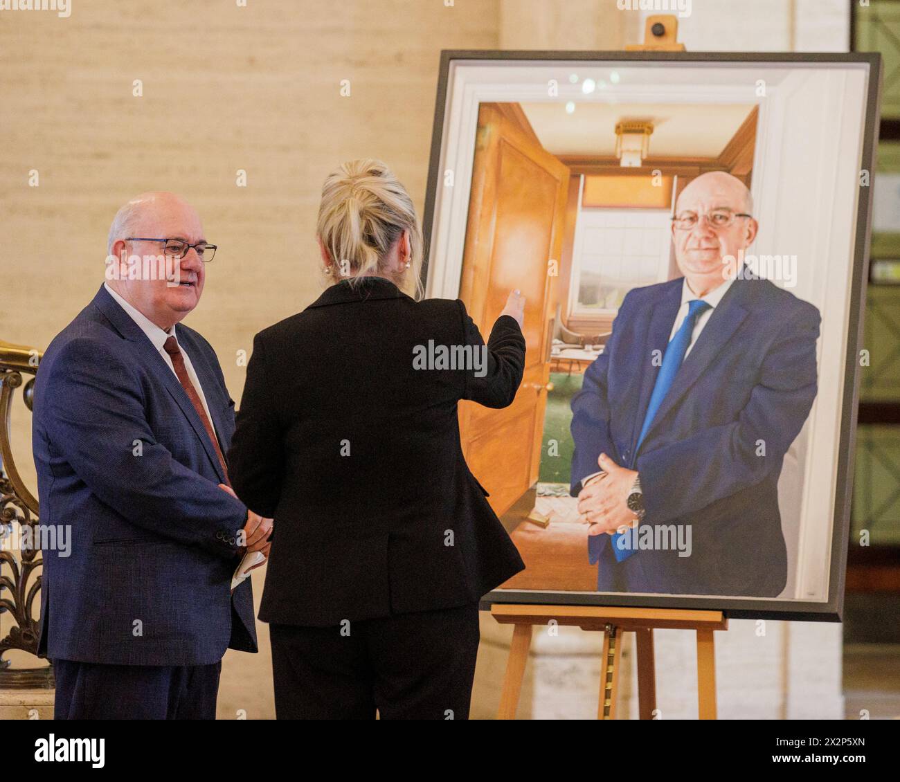 Former Stormont Assembly speaker Lord William Hay and First Minister ...