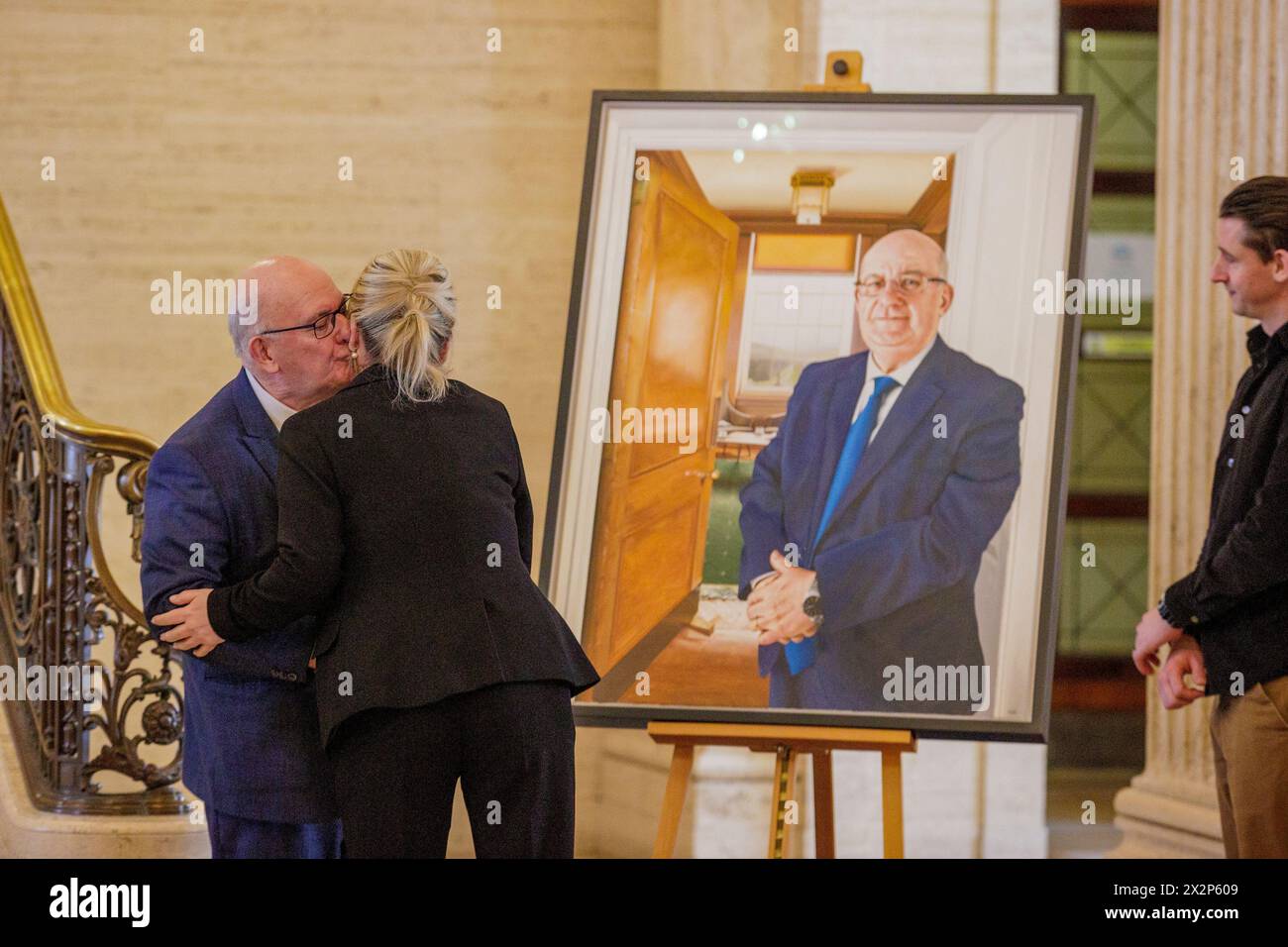 Former Stormont Assembly speaker Lord William Hay and First Minister ...