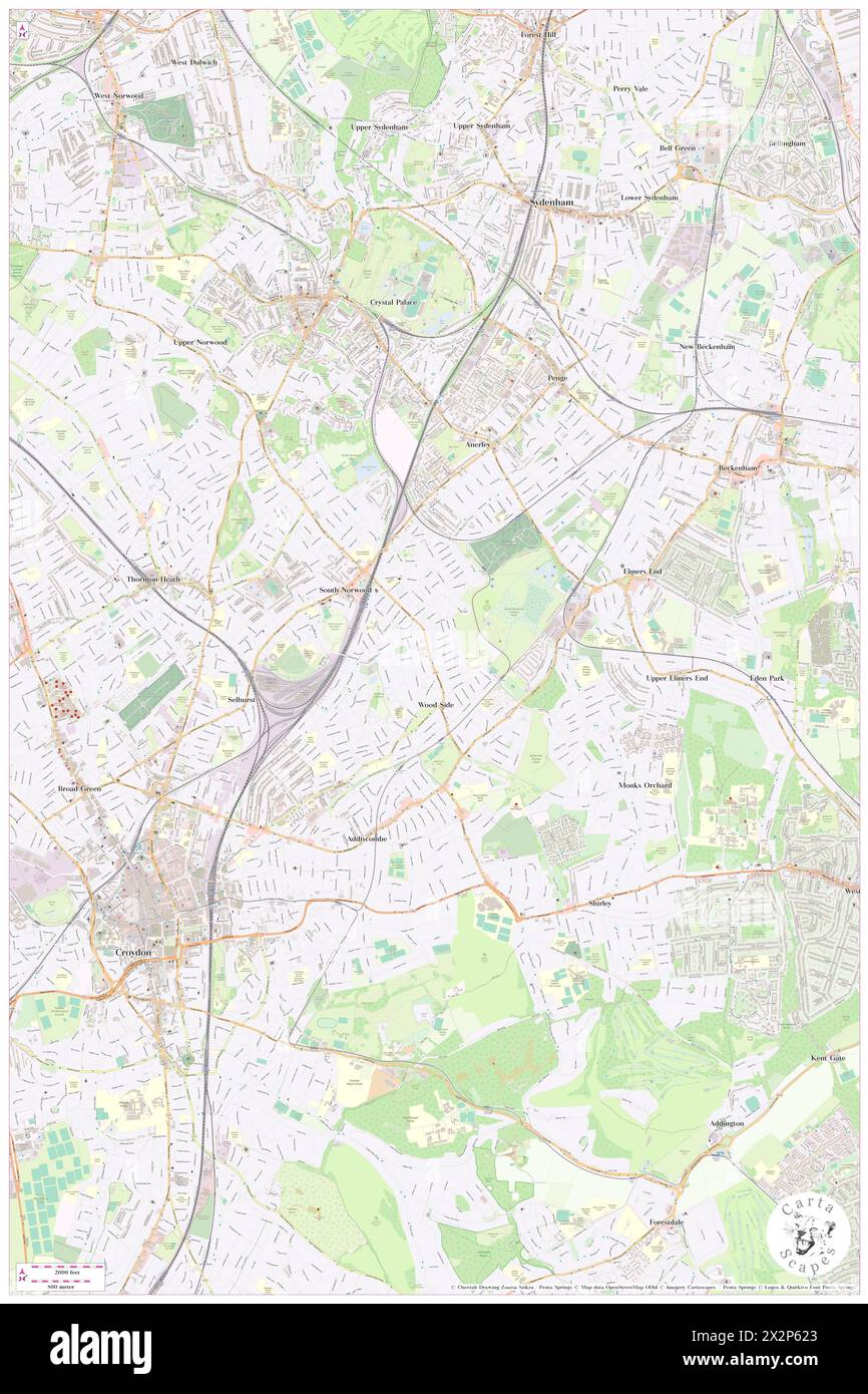 Woodside, Greater London, GB, United Kingdom, England, N 51 23' 36'', S ...
