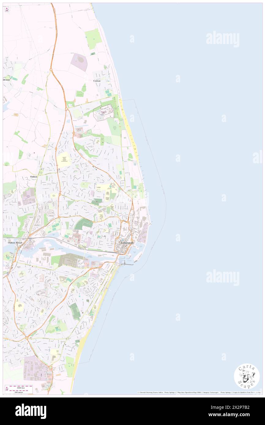 Lowestoft Lighthouse, Suffolk, GB, United Kingdom, England, N 52 29' 13 ...