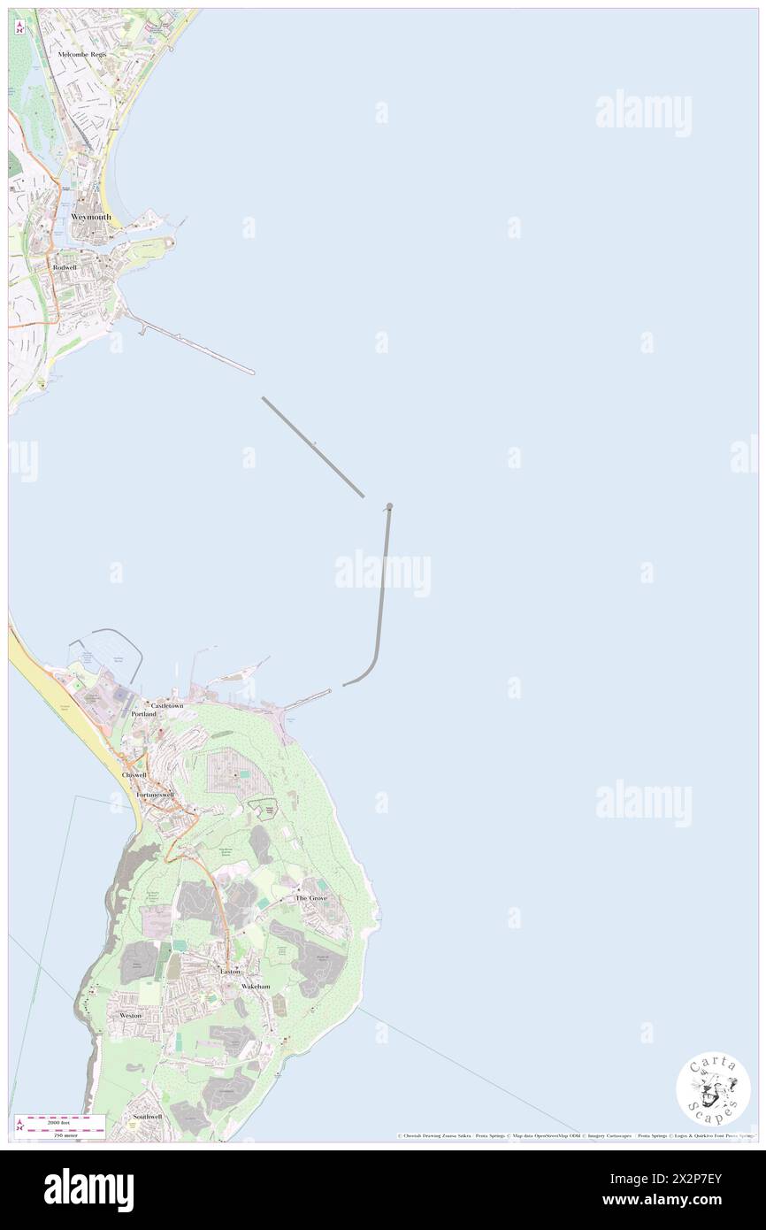 Outer Breakwater, Dorset, GB, United Kingdom, England, N 50 34' 44'', S ...